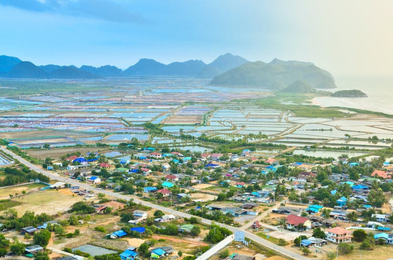 Aerial view from Khao Dang stock image. Image of scene - 34304263