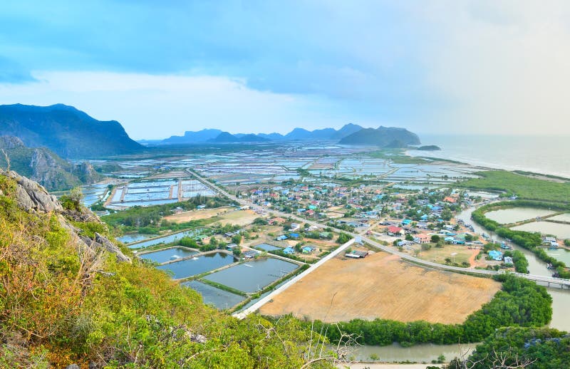 Aerial view from Khao Dang stock photo. Image of architecture - 34304304