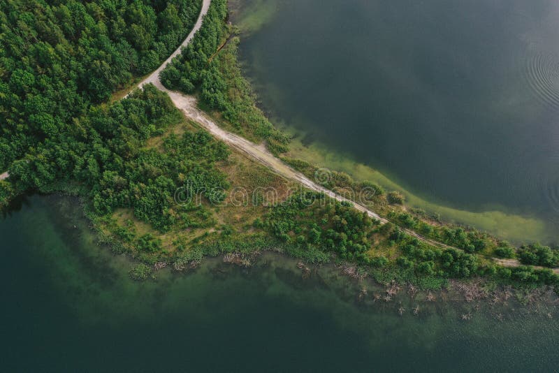 Aerial view of lake stock photo. Image of landscape - 152843048