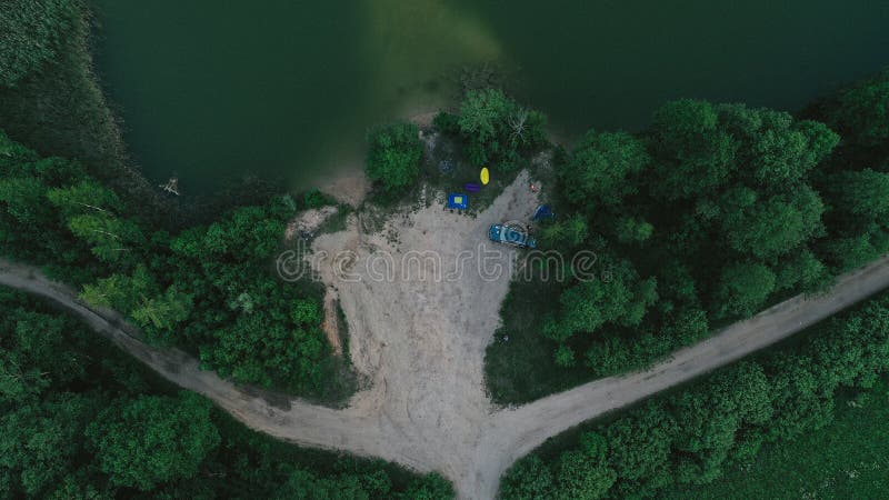 Aerial view of lake stock image. Image of travel, daytime - 154727271