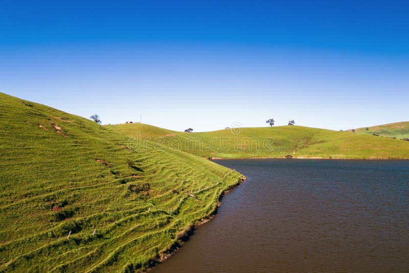 Aerial View of Lake Eildon, Victoria, Australia. Stock Image - Image of ...