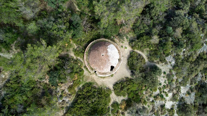 Structure of the Ancient Settlement of Tulor with Licancabur Volcano in ...
