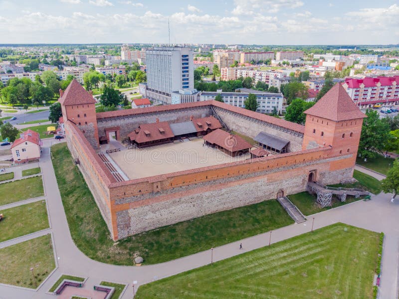 Gediminas Castle In Lida, Belarus Stock Photo - Image of fortification ...