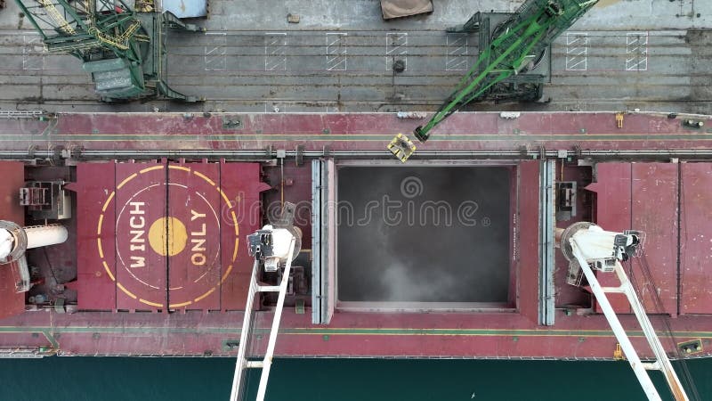 Loading of Vessel in Voltri Terminal Europa Near Stock Footage - Video ...