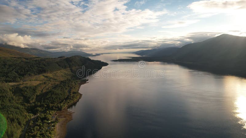 Aerial View of the Loch Ness Scotland Stock Photo - Image of outdoors ...
