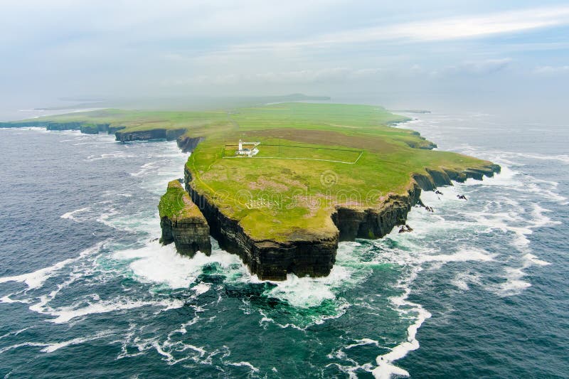 Loop Head Lighthouse, Located South-east of Kilkee, on the Northern ...