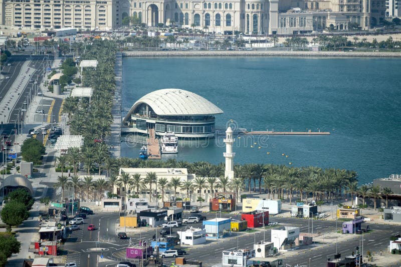 Aerial View of Lusail Skyline Doha Qatar Editorial Photography - Image ...