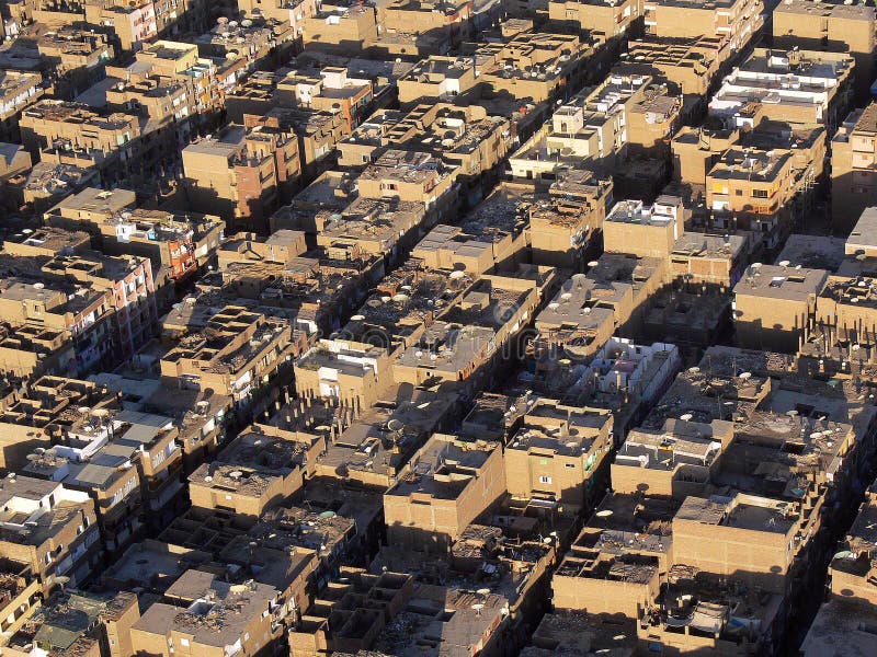 Aerial View of Luxor stock photo. Image of houses, rooftops - 9517614