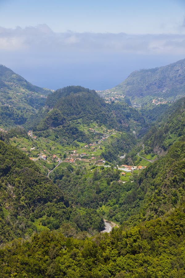 Aerial View of Madeira Island Stock Photo - Image of famous, ecosystem ...