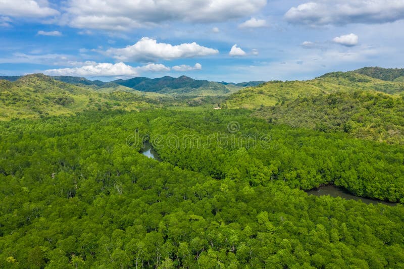 Aerial View in Coron Island, Palawan, Philippines. Looking Over Coron ...