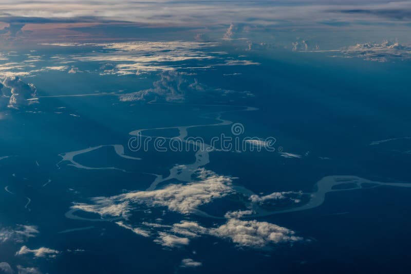 Aerial View of Maranon River, Pe Stock Image - Image of beautiful ...