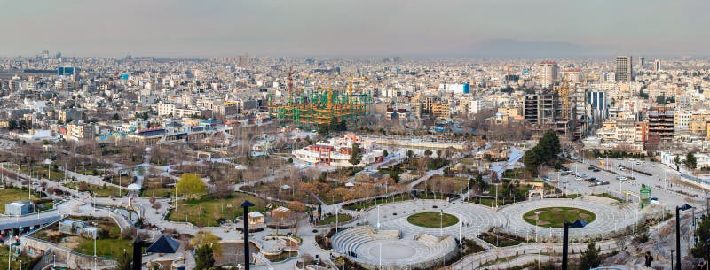 Aerial view of Mashhad stock photo. Image of outdoor - 31759894