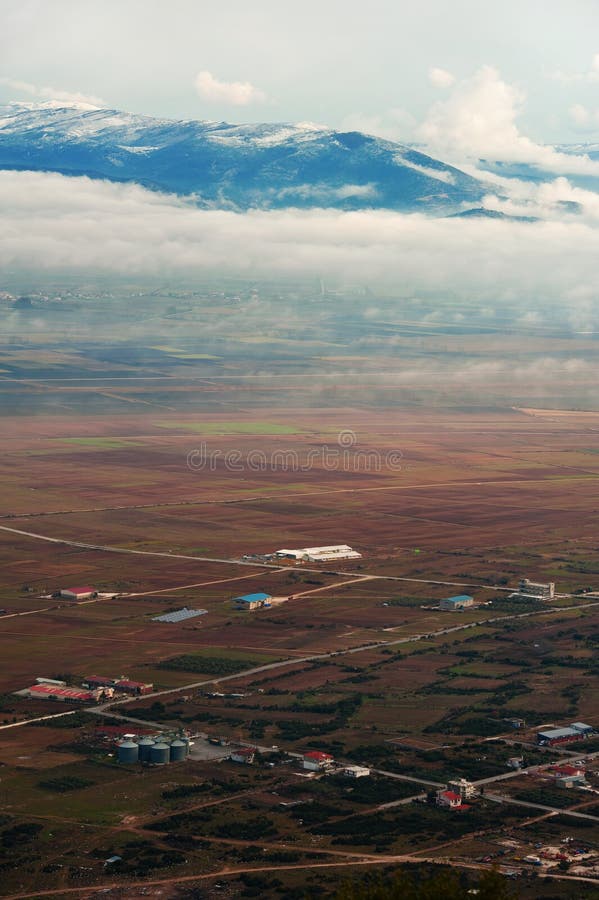 Aerial view meadows stock photo. Image of gold, capital - 23035568