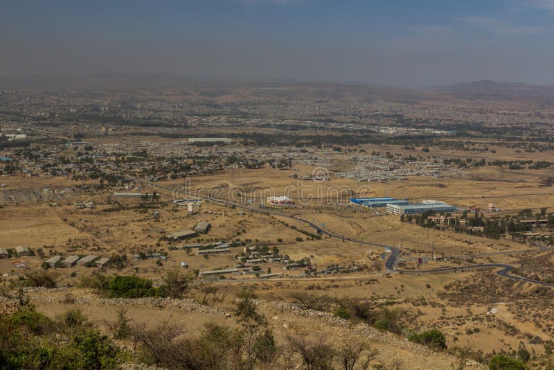 Aerial View of Mekele, Ethiop Stock Image - Image of panoramic, urban ...