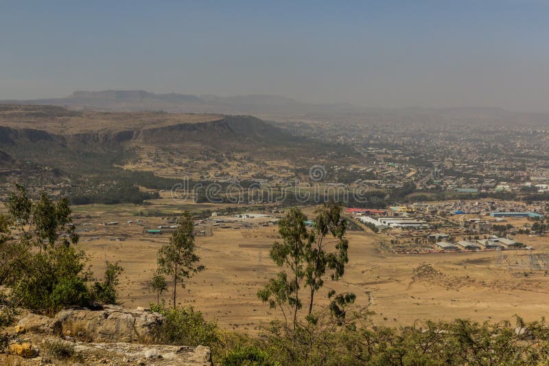 Aerial View of Mekele, Ethiop Stock Photo - Image of destination ...