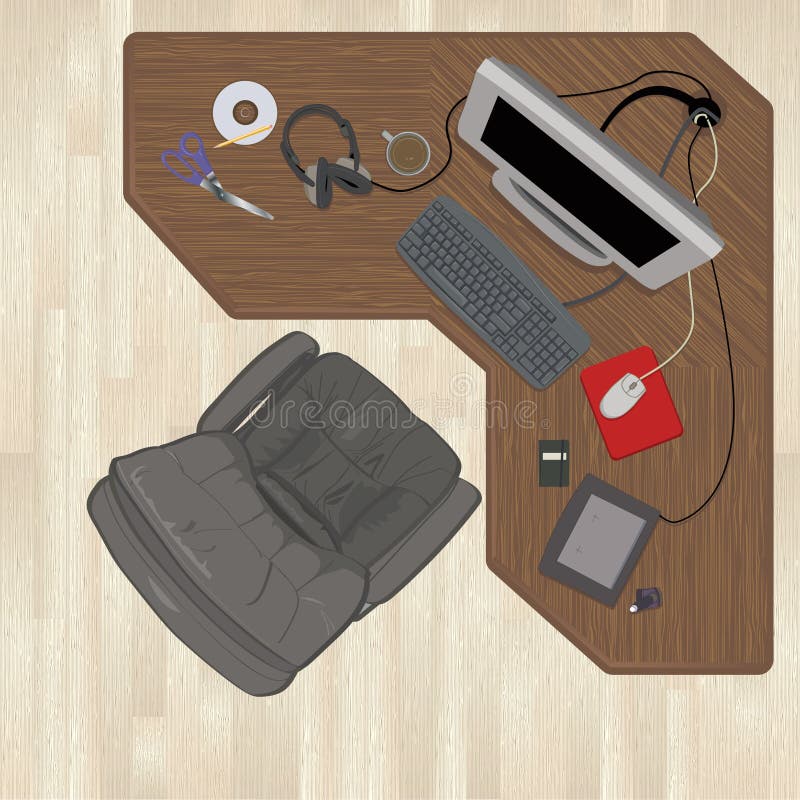 Unorganized Desk Clipart Messy Desk Stock Illustrations – 4,448