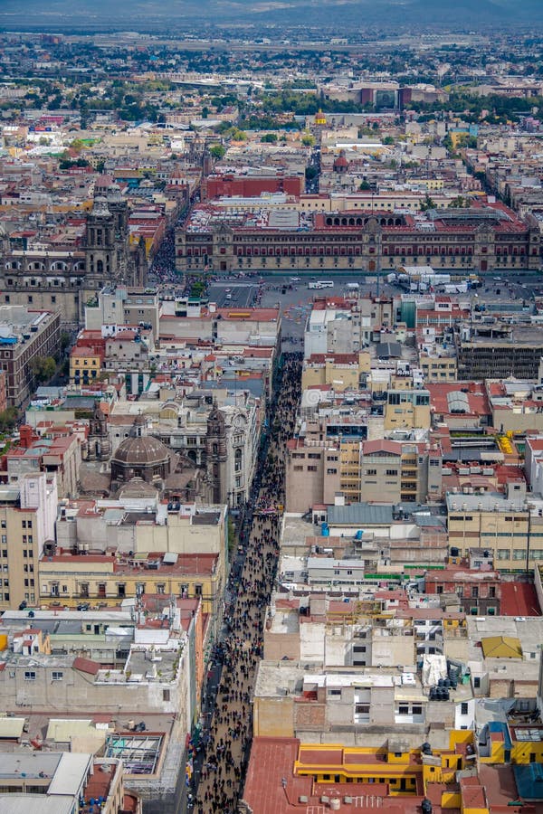 Aerial View of Mexico City - Mexico Editorial Photo - Image of ...