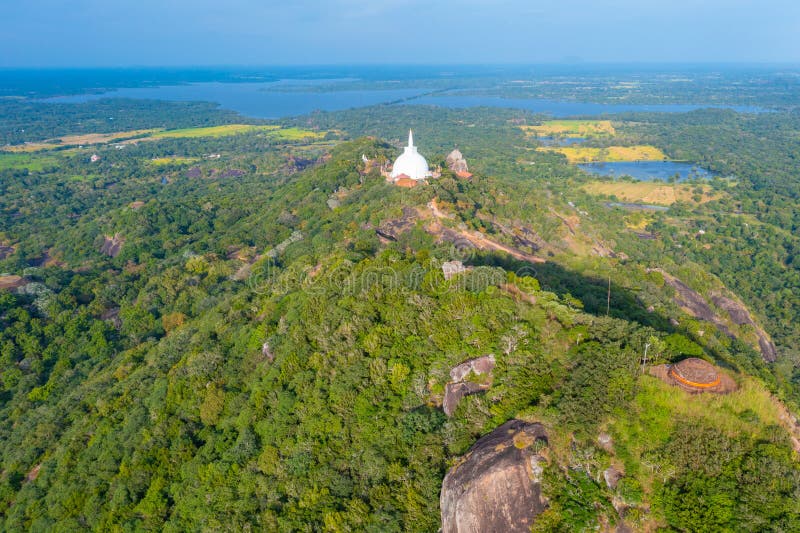 Aerial View of Mihintale Buddhist Site in Sri Lanka Stock Photo - Image ...