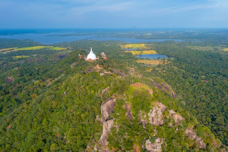 Aerial View of Mihintale Buddhist Site in Sri Lanka Stock Image - Image ...