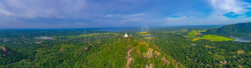 Aerial View of Mihintale Buddhist Site in Sri Lanka Stock Photo - Image ...