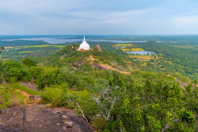 Aerial View of Mihintale Buddhist Site in Sri Lanka Stock Photo - Image ...