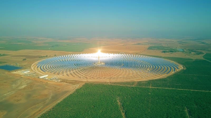 Circular Solar Panel stock image. Image of pavement, shore - 15235417