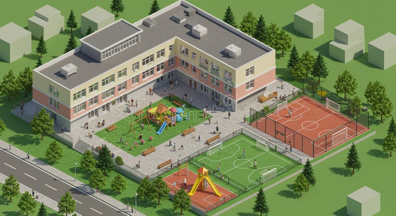 Surrounding Two Story Structure Stock Illustrations – 797 Surrounding ...