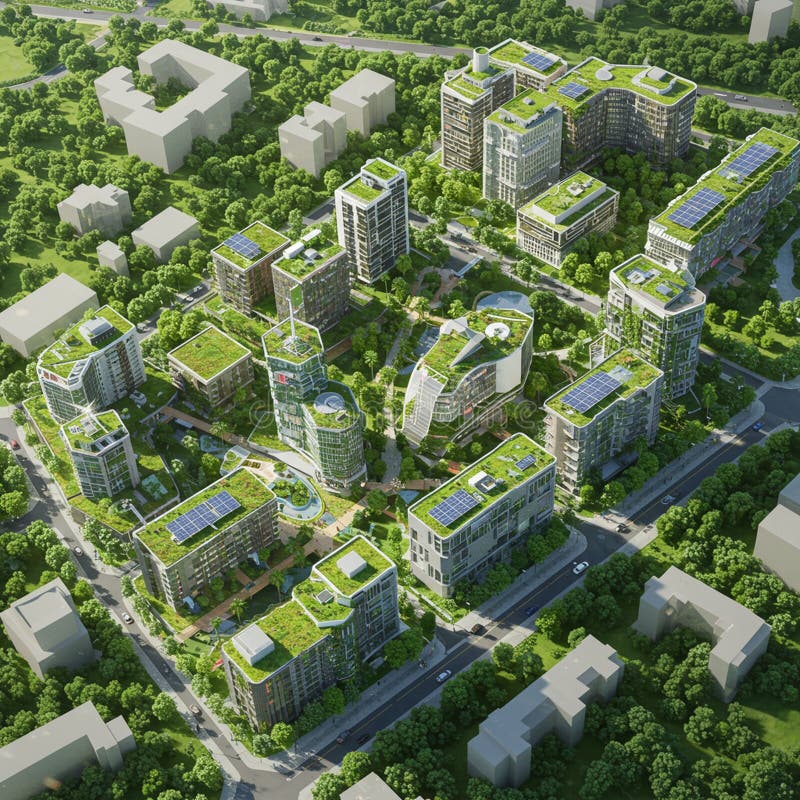 Multiple High Rise Buildings Stock Illustrations – 338 Multiple High ...