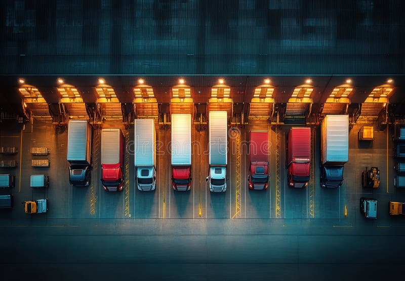 Dock Loading Truck Parking Layout Stock Photos - Free & Royalty-Free ...