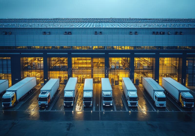 140 Aerial View Industrial Warehouse Loading Docks Stock Photos - Free ...