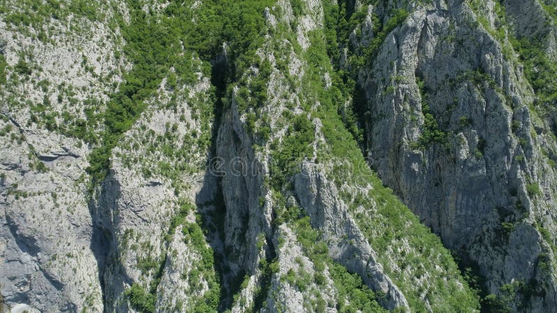 Aerial View of Moraca River Canyon. Montenegro Stock Video - Video of ...