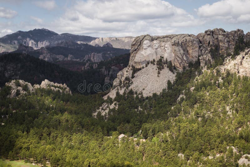 Mount Rushmore National Memorial Grand View Terrace Editorial Stock ...