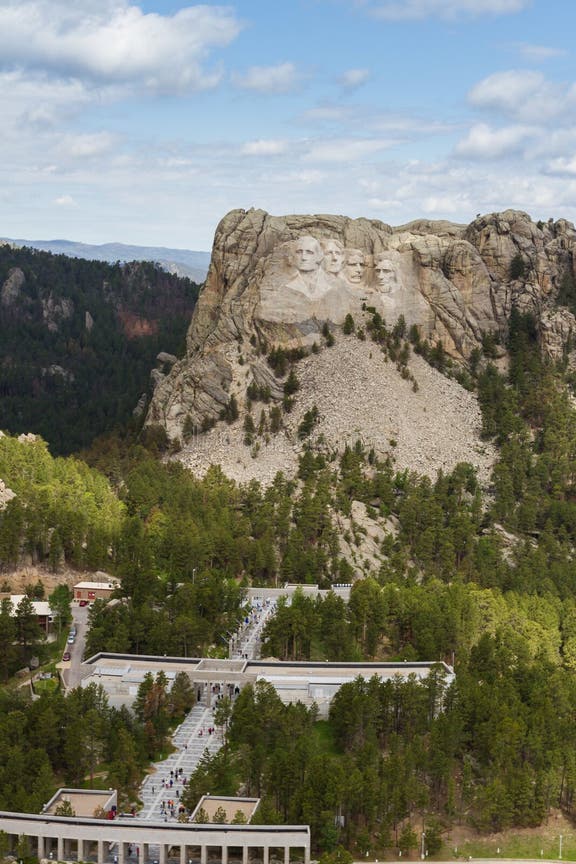 Aerial View of Mount Rushmore Editorial Photo - Image of aerial ...