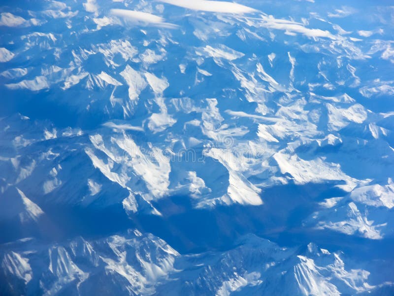 Aerial View of a Mountain Range,Pyrenees Stock Image - Image of green ...