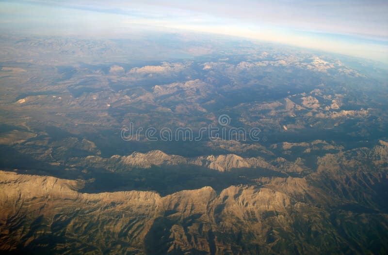 Aerial view mountains , stock image. Image of picturesque - 39891393