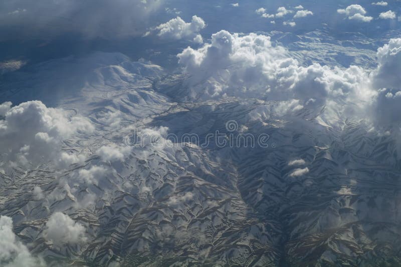 Aerial view mountains , stock photo. Image of horizon - 41202142