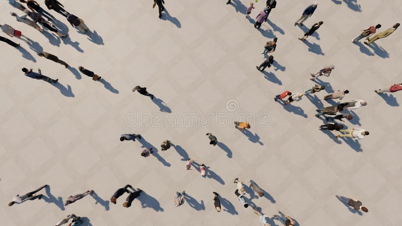 Aerial view of a crowd stock video. Video of motion - 288635443 Aerial view of a crowd stock video. Video of motion - 288635443