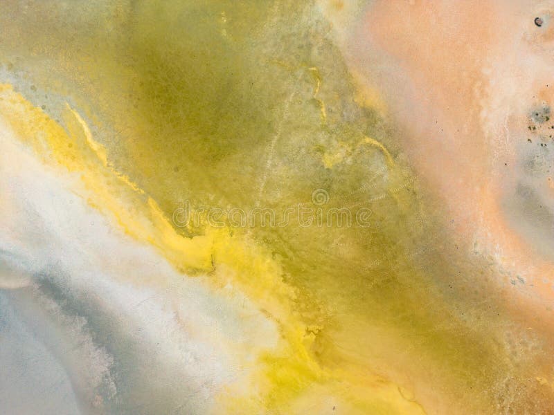 Aerial View of the Multicolored Texture and Patterns of Yarisli Lake in ...