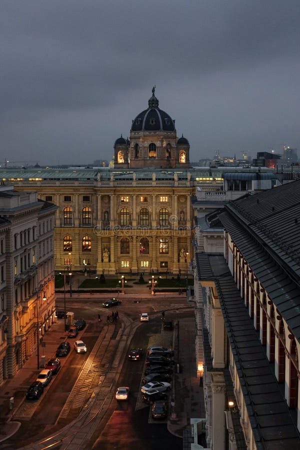 Aerial View of Museum of Natural Science, Vienna Stock Image - Image of ...