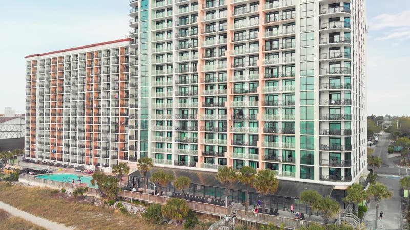 Aerial View of Myrtle Beach from the Sky, SC - USA Stock Photo - Image ...