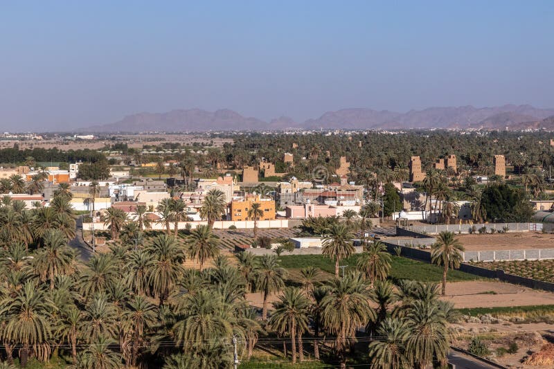 Aerial View of Najran, Saudi Arab Stock Photo - Image of traditional ...