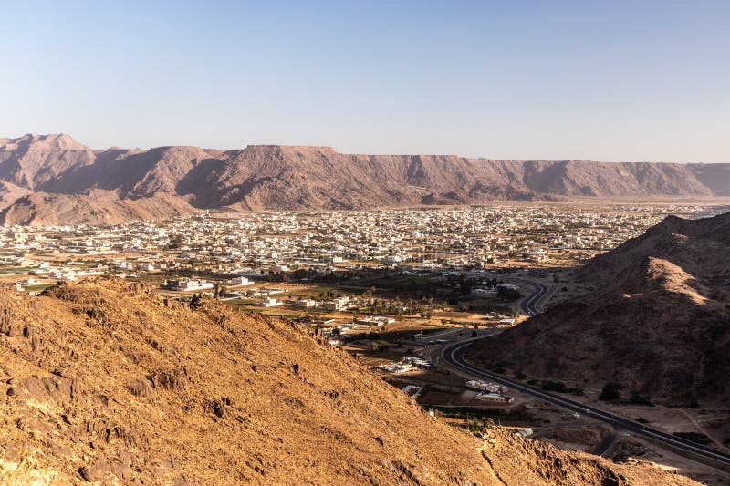 Aerial View of Najran, Saudi Arab Stock Image - Image of landmark ...