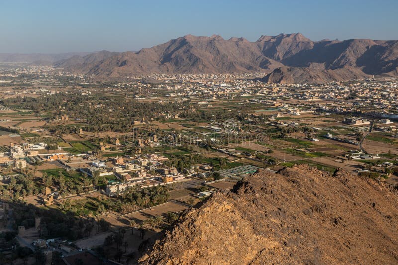 Aerial View of Najran, Saudi Arab Stock Image - Image of landmark, city ...