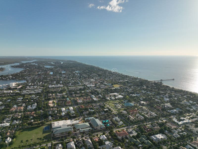 Aerial View of Naples, Florida Stock Image - Image of ocean, resort ...