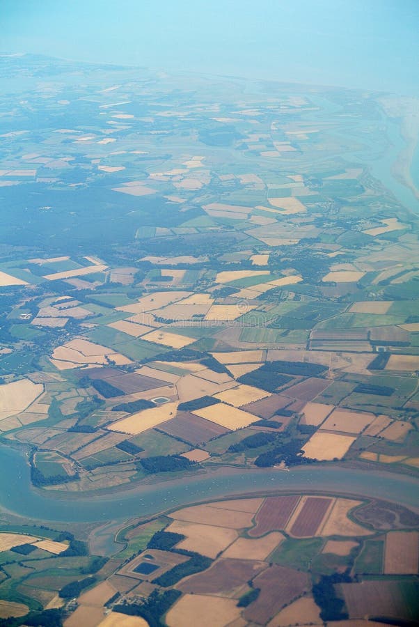Aerial View and Natural Landscape Stock Photo - Image of countryside ...