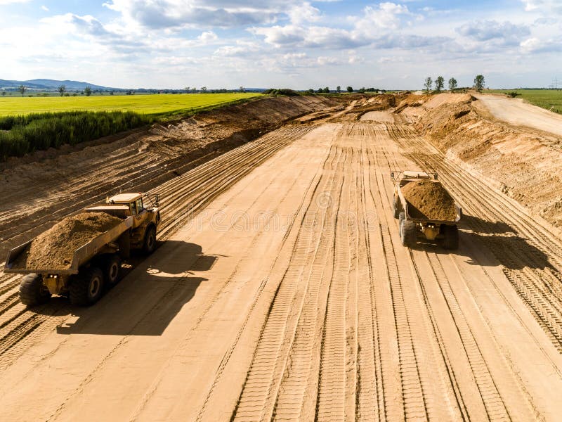 New road construction stock photo. Image of roadworks - 62015874