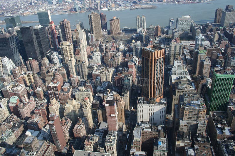 Aerial view of New York stock image. Image of altitude - 4794923