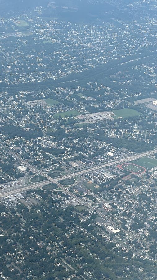 Aerial View of New York in the USA Stock Photo - Image of america ...