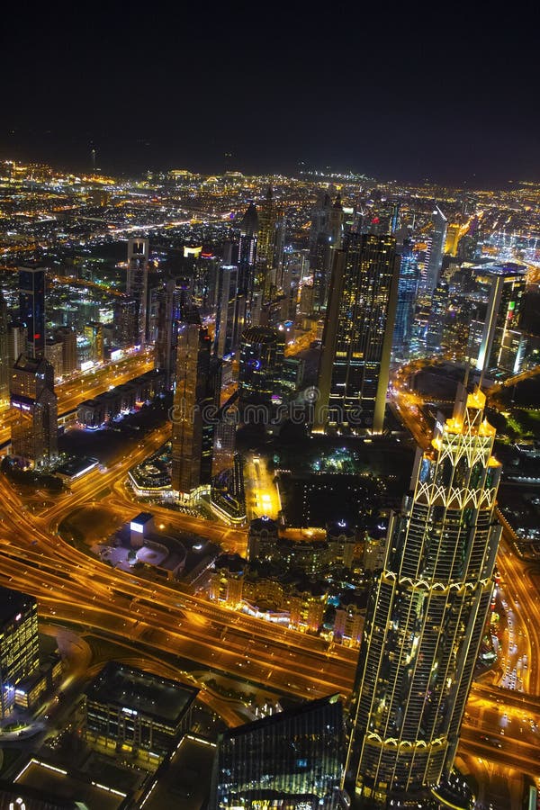 Aerial view of night city stock photo. Image of beauty - 153612280