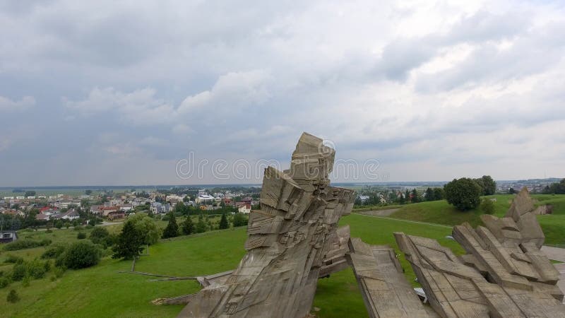 Aerial View of Ninth Fort, Kaunas Editorial Photography - Image of ...